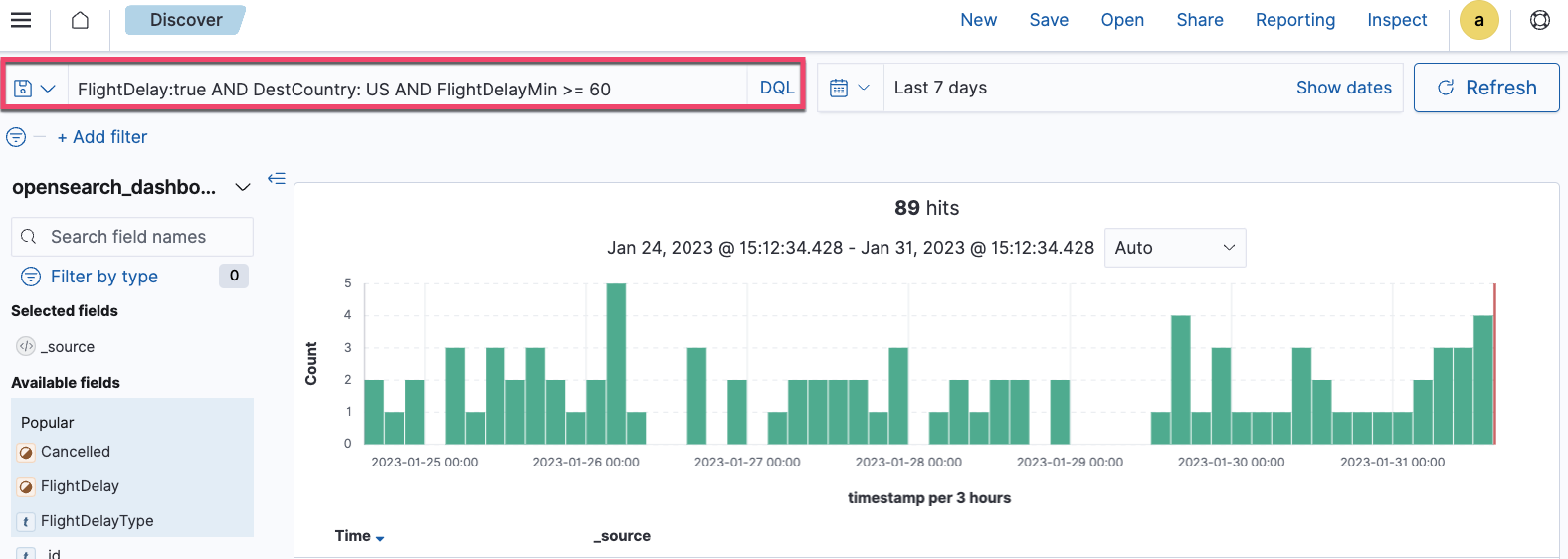 Quickstart Guide For Opensearch Dashboards Eliatra Opensearch Distro Documentation