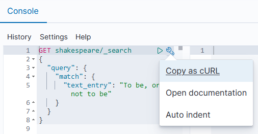 Running queries in the Dev Tools Console - Eliatra OpenSearch Distro ...