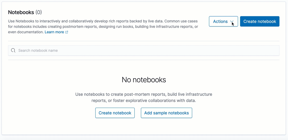 Notebooks - Eliatra OpenSearch Distro Documentation